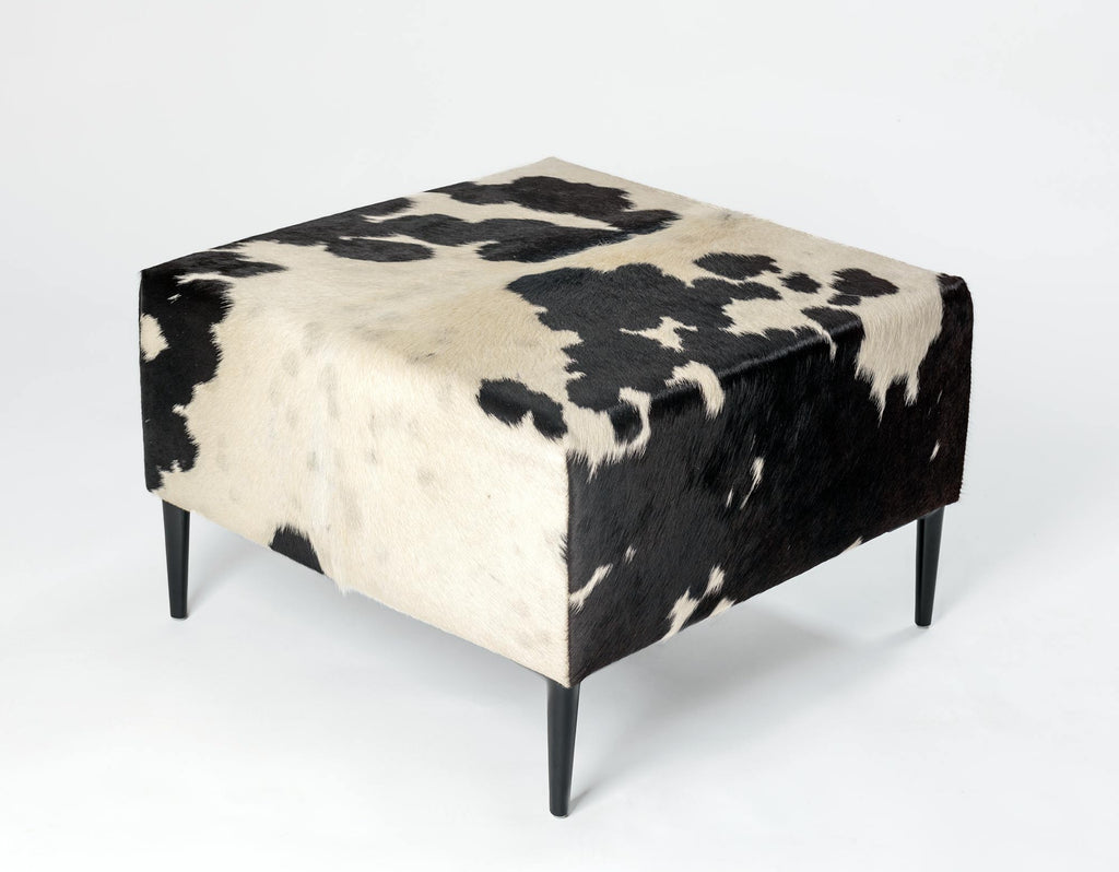 Square Cowhide Coffee Table Ottomans NZ — Gorgeous Creatures