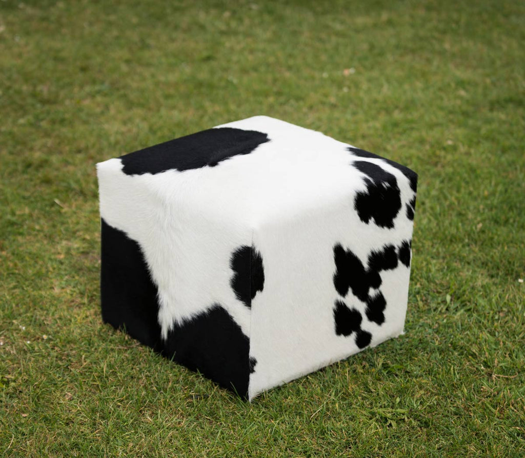 Square Cowhide Coffee Table Ottomans NZ — Gorgeous Creatures