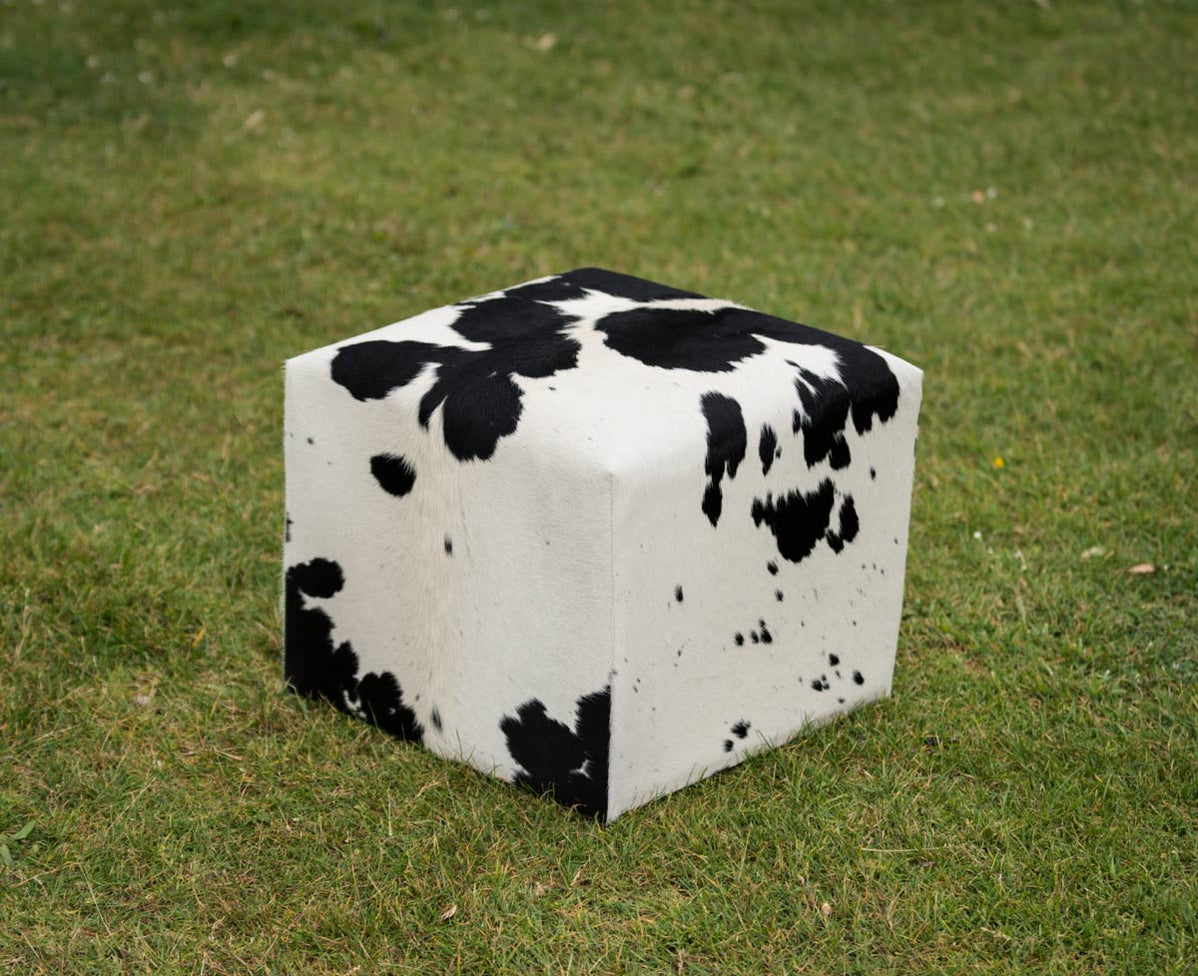 Square Cowhide Coffee Table Ottomans NZ — Gorgeous Creatures