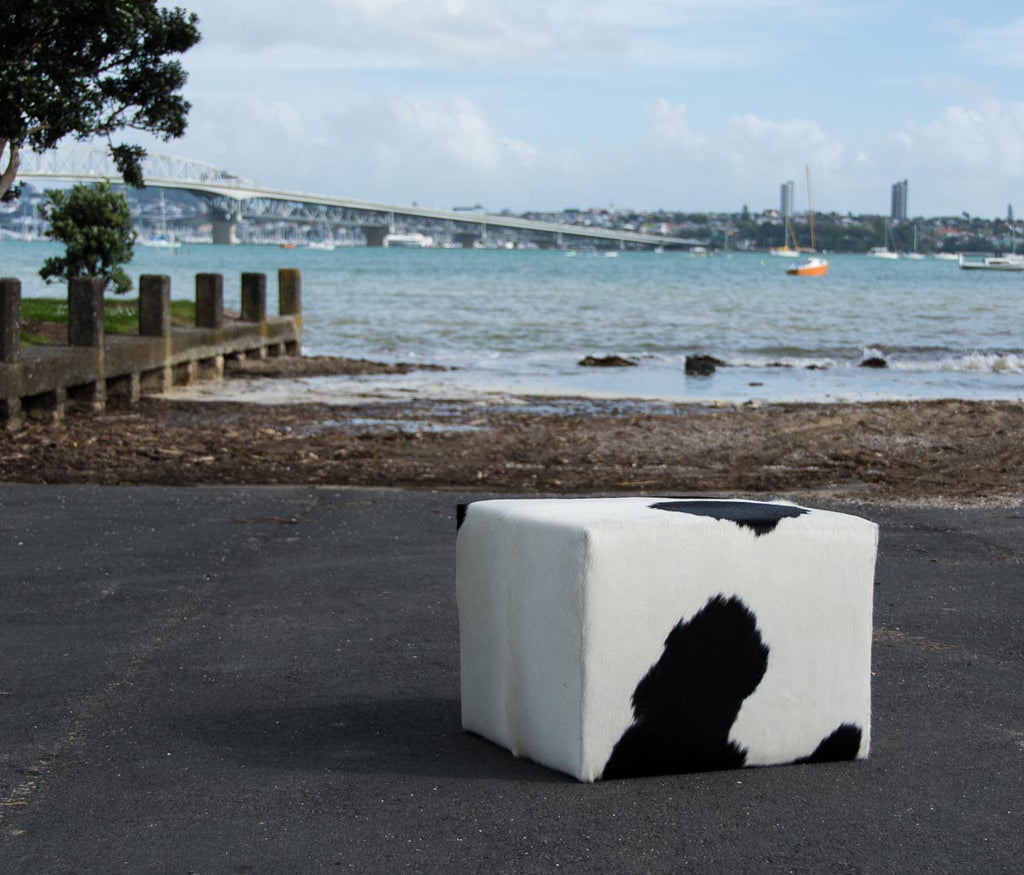 Square Cowhide Coffee Table Ottomans NZ — Gorgeous Creatures