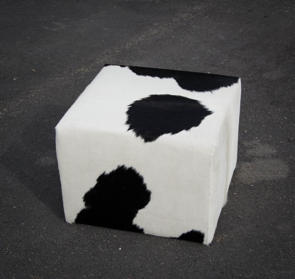 Square Cowhide Coffee Table Ottomans NZ — Gorgeous Creatures