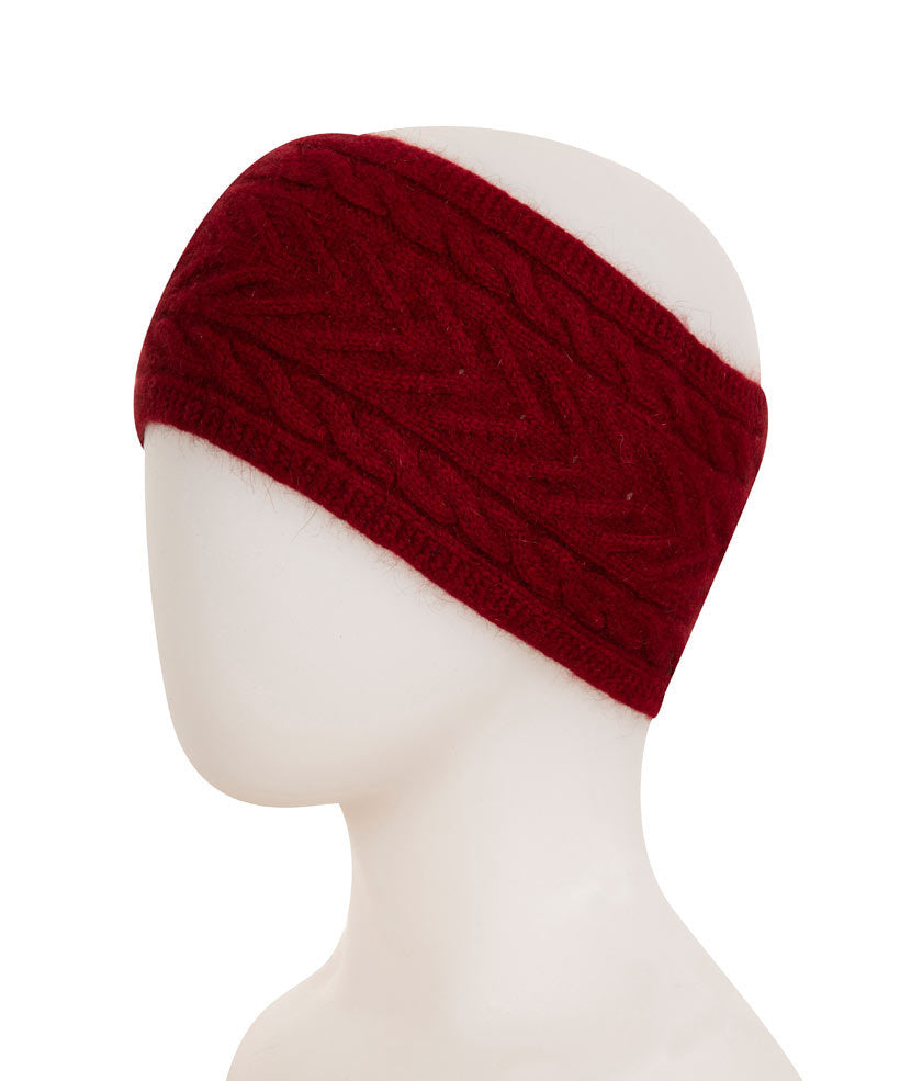 Red Wool Knit Headband NZ | Merino Headband — Gorgeous Creatures
