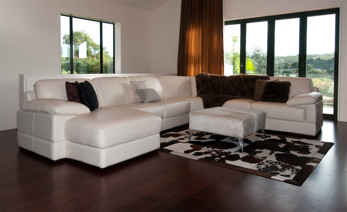 Square Cowhide Coffee Table Ottomans NZ — Gorgeous Creatures