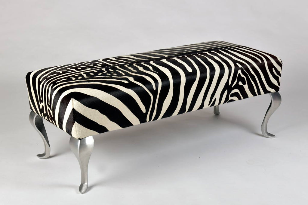 Zebra Print Ottomans | Zebra Furniture — Gorgeous Creatures