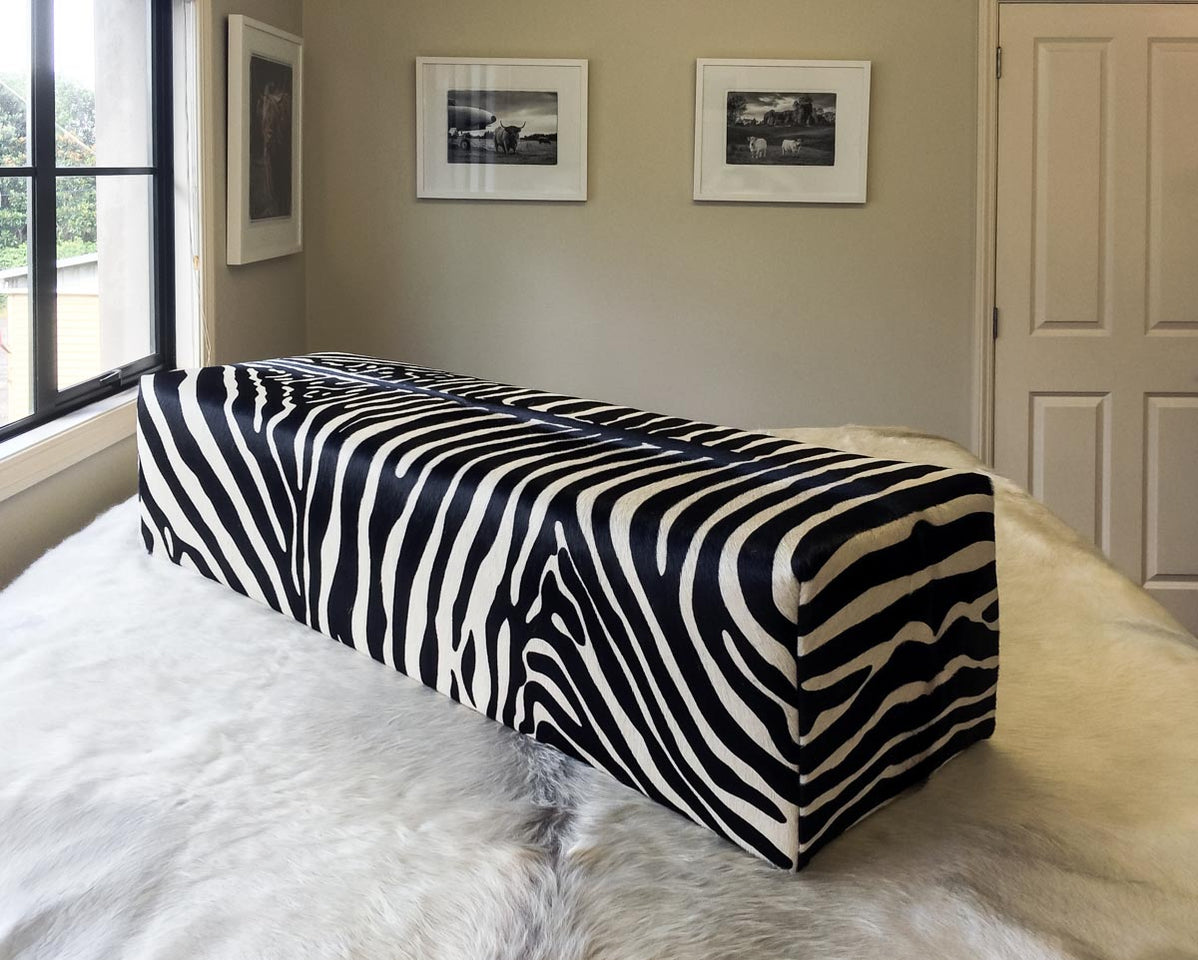 Zebra Print Ottomans | Zebra Furniture — Gorgeous Creatures