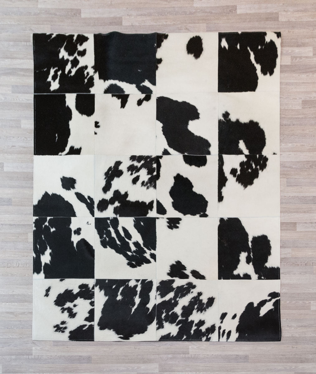 Cowhide Patchwork Rugs | Leather Rug | Stitched Cowhide Mat — Gorgeous ...