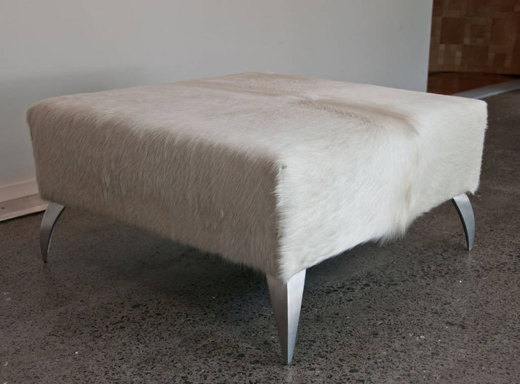 Square Cowhide Coffee Table Ottomans NZ — Gorgeous Creatures